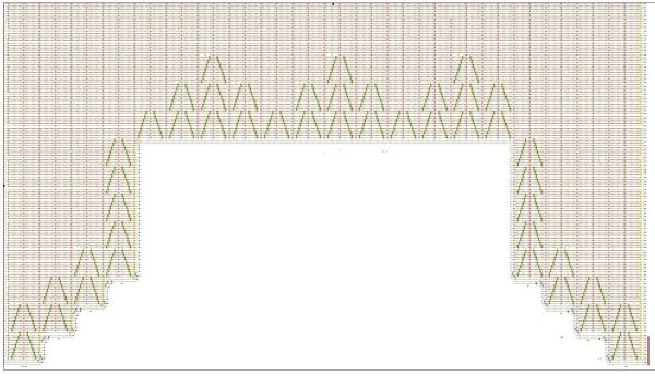 Large Knitted Lace Curtain Valance | Creative Knitting - Beyond Knit ...